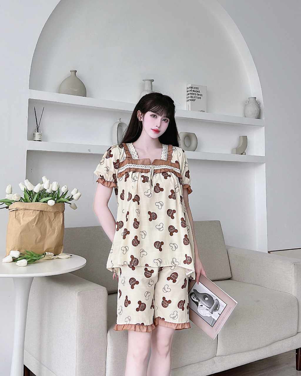 Set For Pregnant Mothers With Soft And Cool Linen, Designed With Postpartum Breast Lock BL880 ...