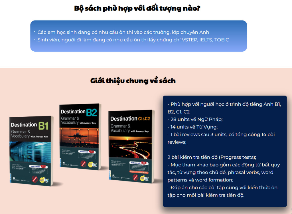 Book - Complete Destination Grammar Textbook & Vocabulary B1, B2, C1&C2 ...