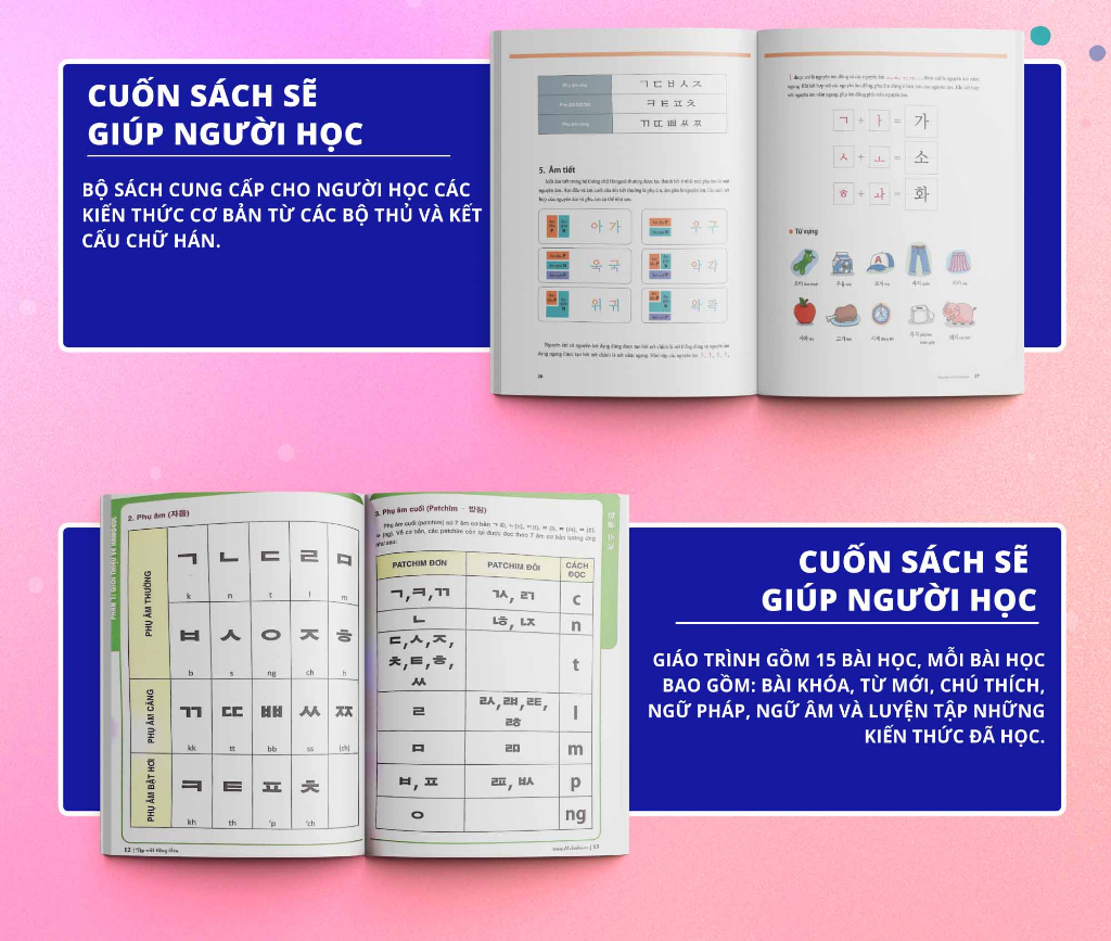 Book - Elementary General Korean Combo 1 (Textbook + Workbook) and ...