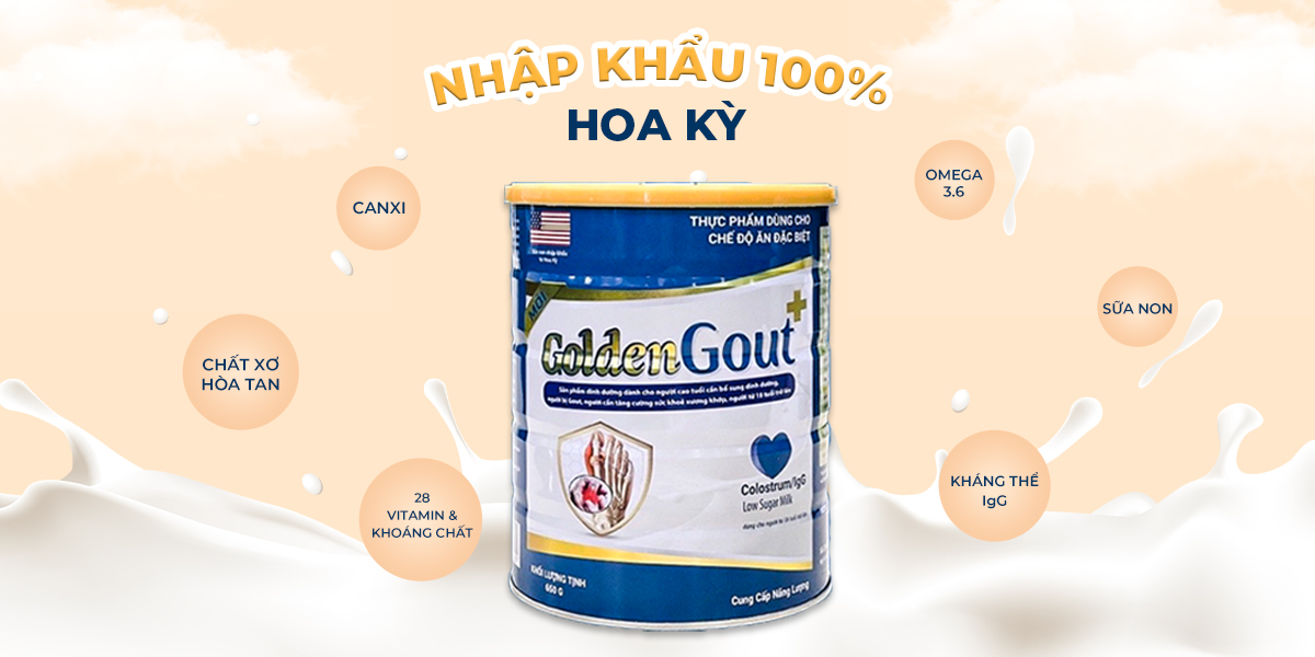Carton of 12 Cans of GOLDEN Gout Colostrum Specialized for People with ...