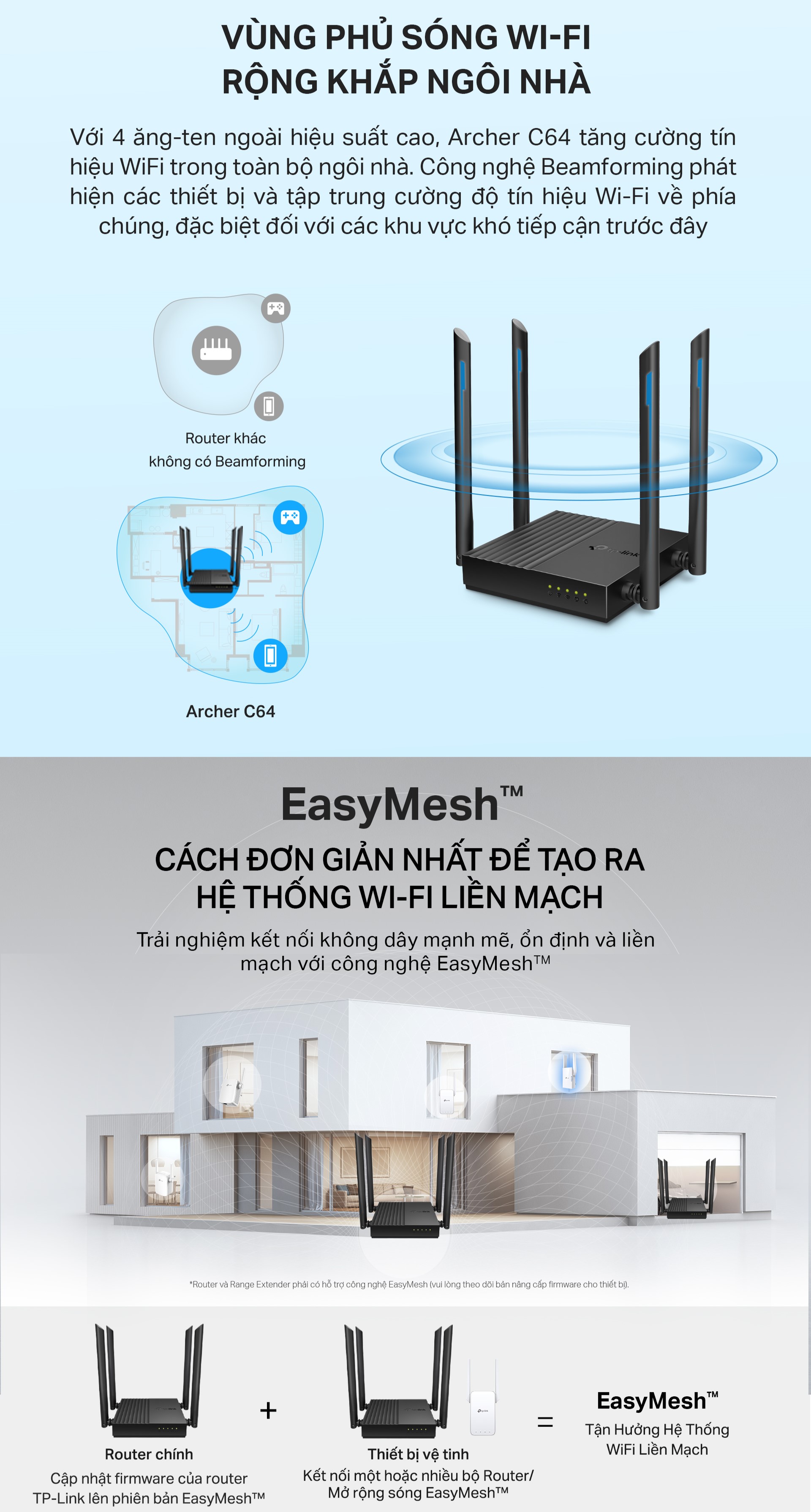 Tp-link Archer C64 / A64 Dual Band AC1200 Wifi Router | Shopee Malaysia