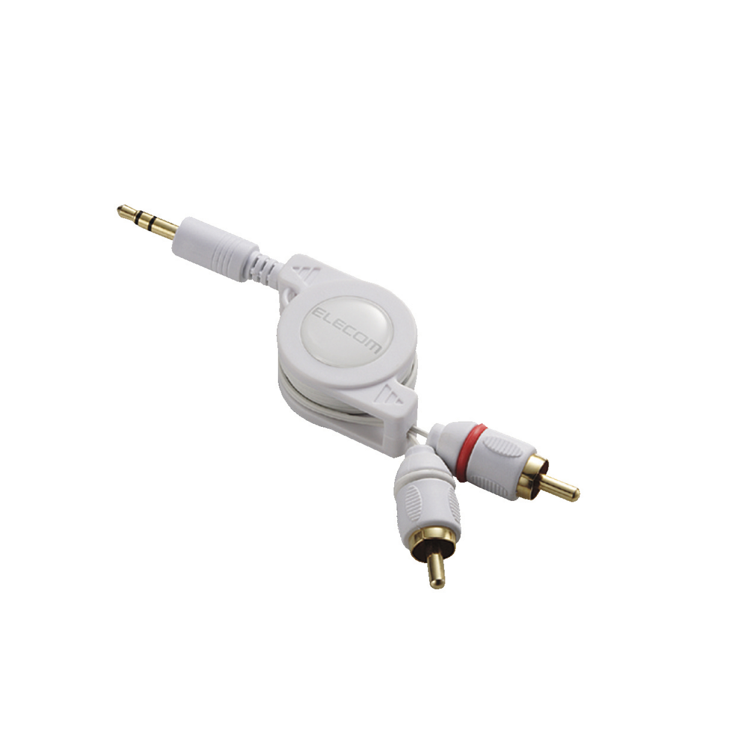 Av cable 3.5φ - 2xRCA 2.0m Elecom AVD-IPLR2WH - Genuine product | Shopee Malaysia