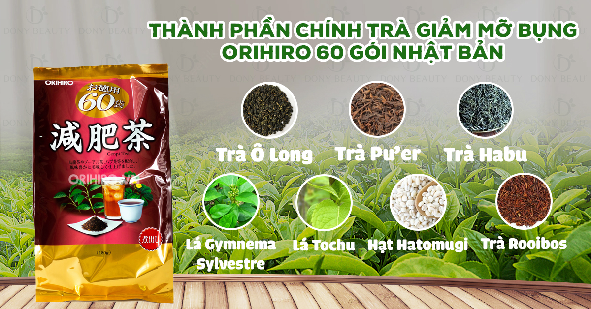 Genpi Orihiro belly fat loss support tea 60 packs | Shopee Malaysia