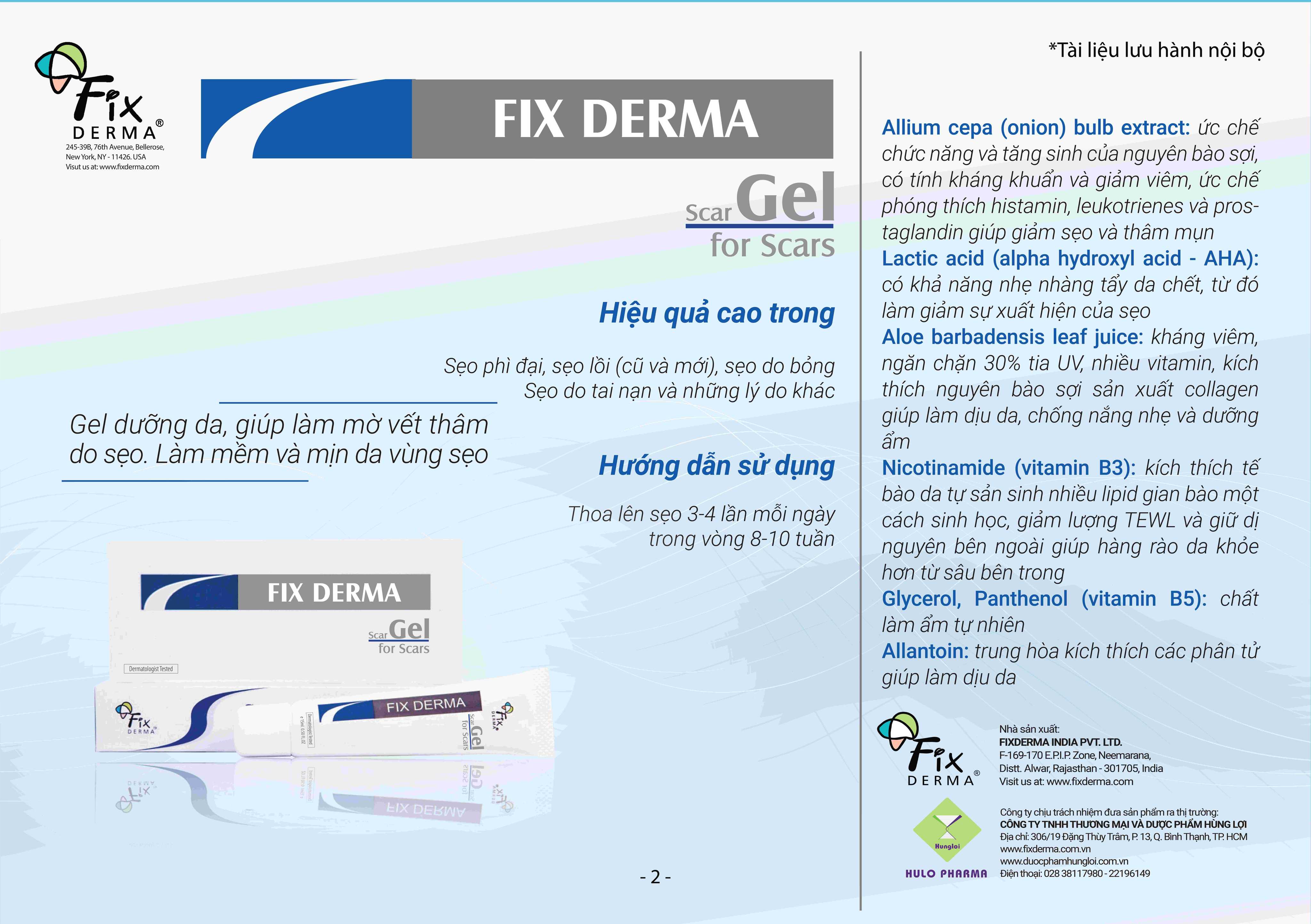 Fixderma Scar Gel 7ml Helps Fade Dark Scars, Keloid Scars, Pitted Scars ...