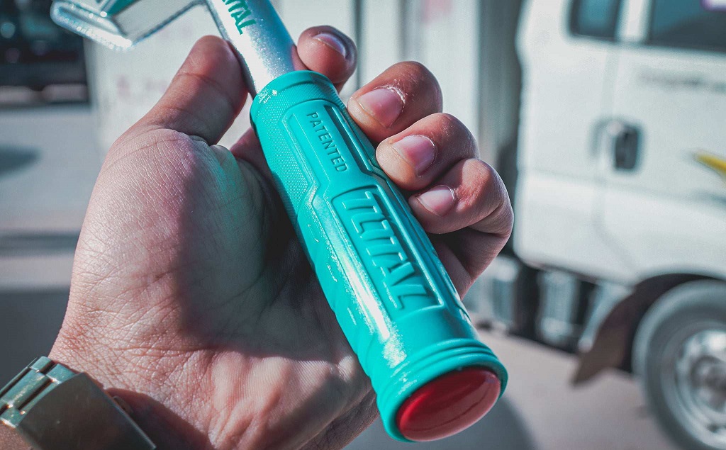 Metal paint scraper with 6 blades TOTAL THT183201 - Aluminum alloy ...