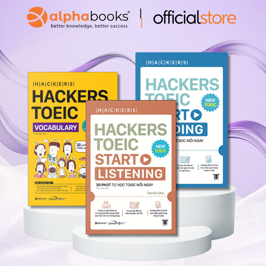 Book > TOEIC Hackers Combo: VOCABULARY + READING + LISTENING ...