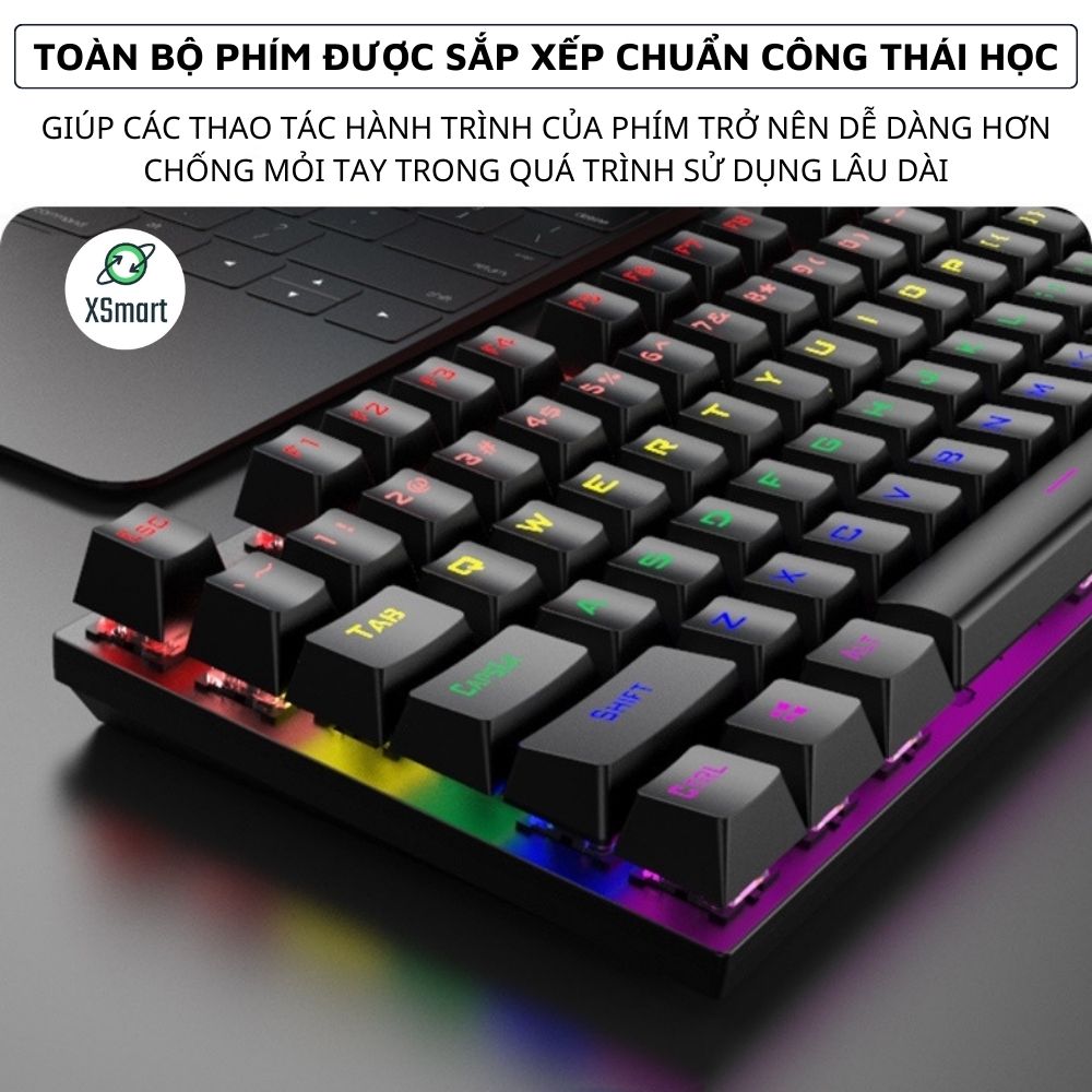 K80 PRO NEW 2024 Mechanical Gaming Keyboard RGB LED 20 Beautiful ...