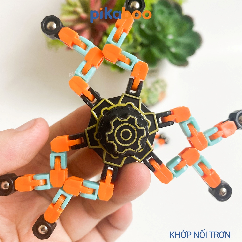Pikaboo 6-legged transforming spinner toy stimulates the brain and ...