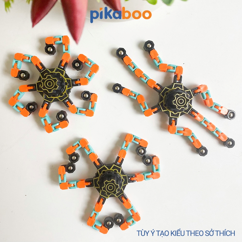 Pikaboo 6-legged transforming spinner toy stimulates the brain and ...