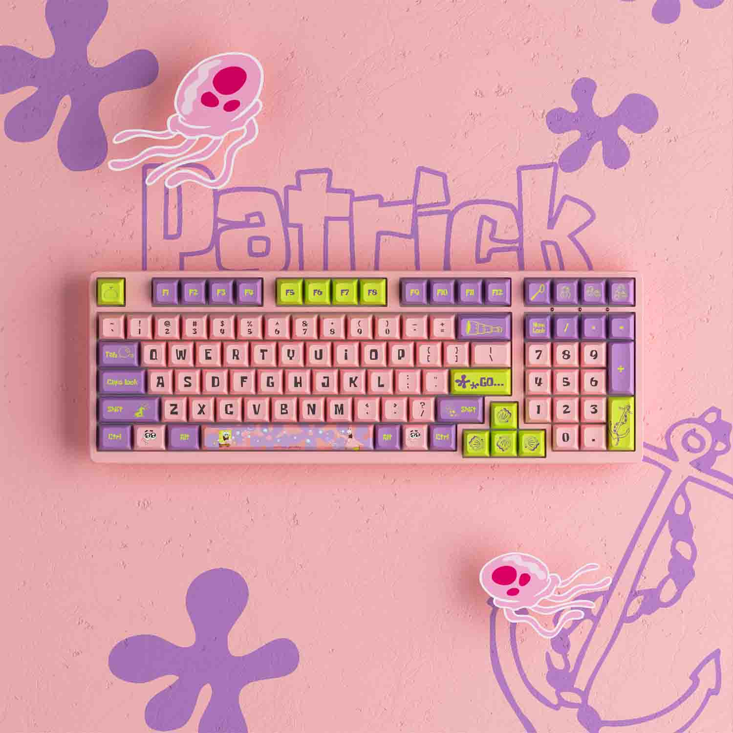 Akko 3098S Patrick mechanical keyboard (RGB / PBT Dye-subbed / JDA ...