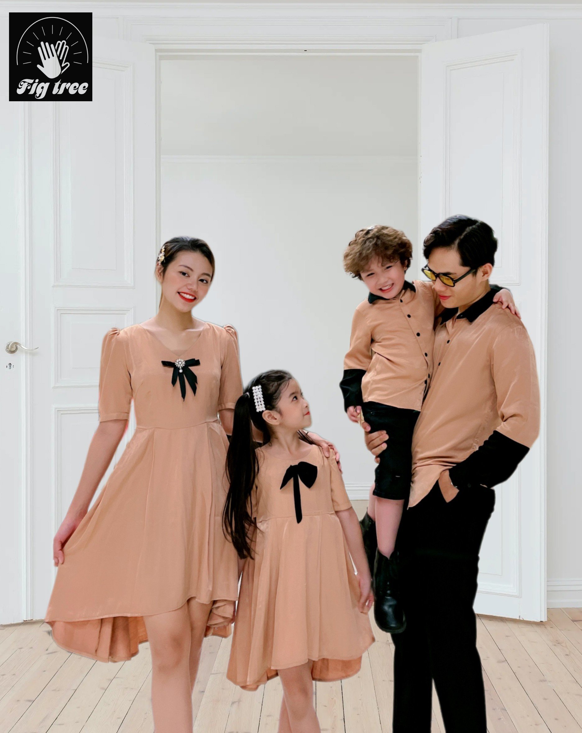 Fig Tree Luxurious Skin Color Family Uniform for Party 2024 (designer ...