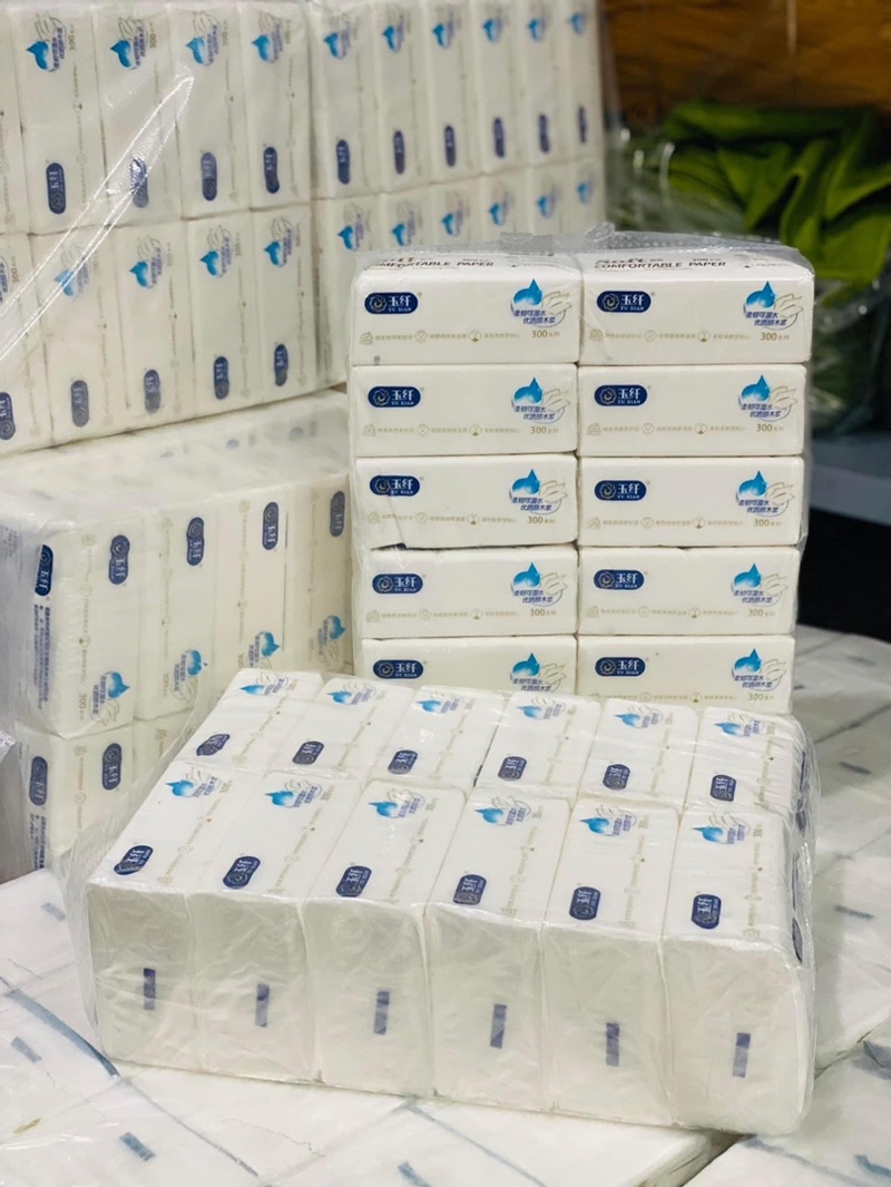 12 Packs of Chinese domestic Soft dry tissue, natural toughness, water ...