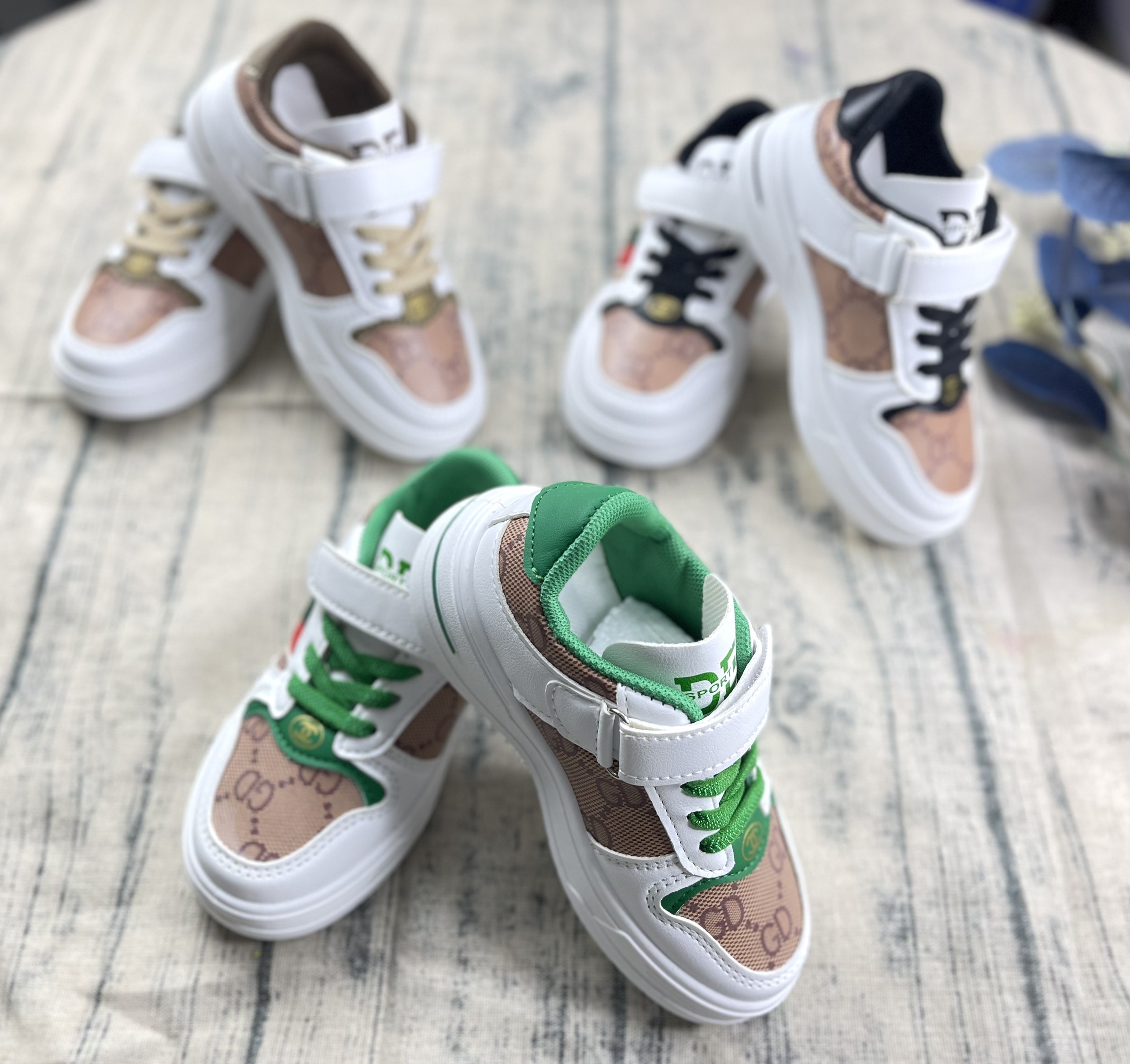 Guangzhou Fashion Style Sticky Strap Baby Sneakers (G815) | Shopee Malaysia