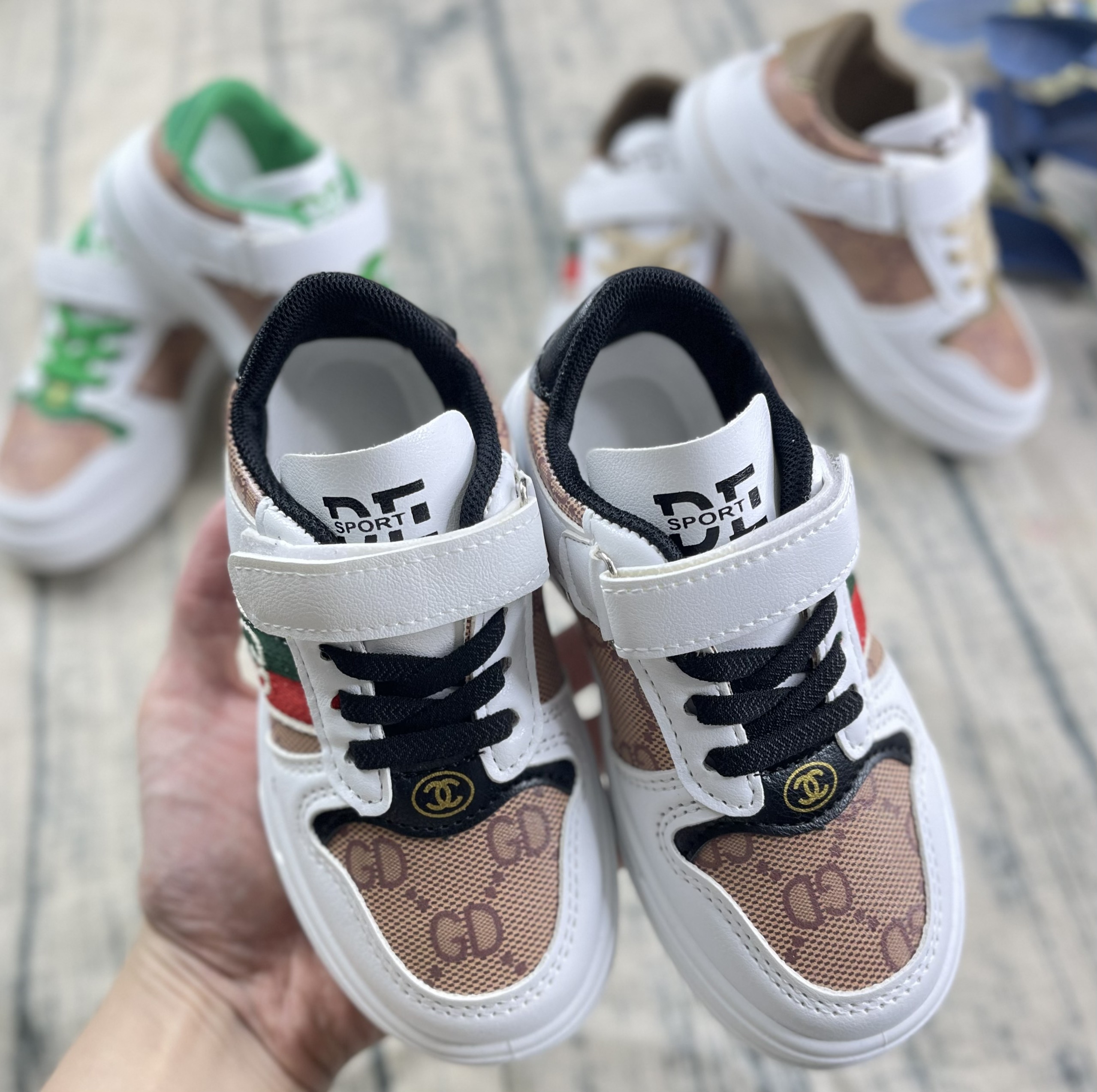 Guangzhou Fashion Style Sticky Strap Baby Sneakers (G815) | Shopee Malaysia