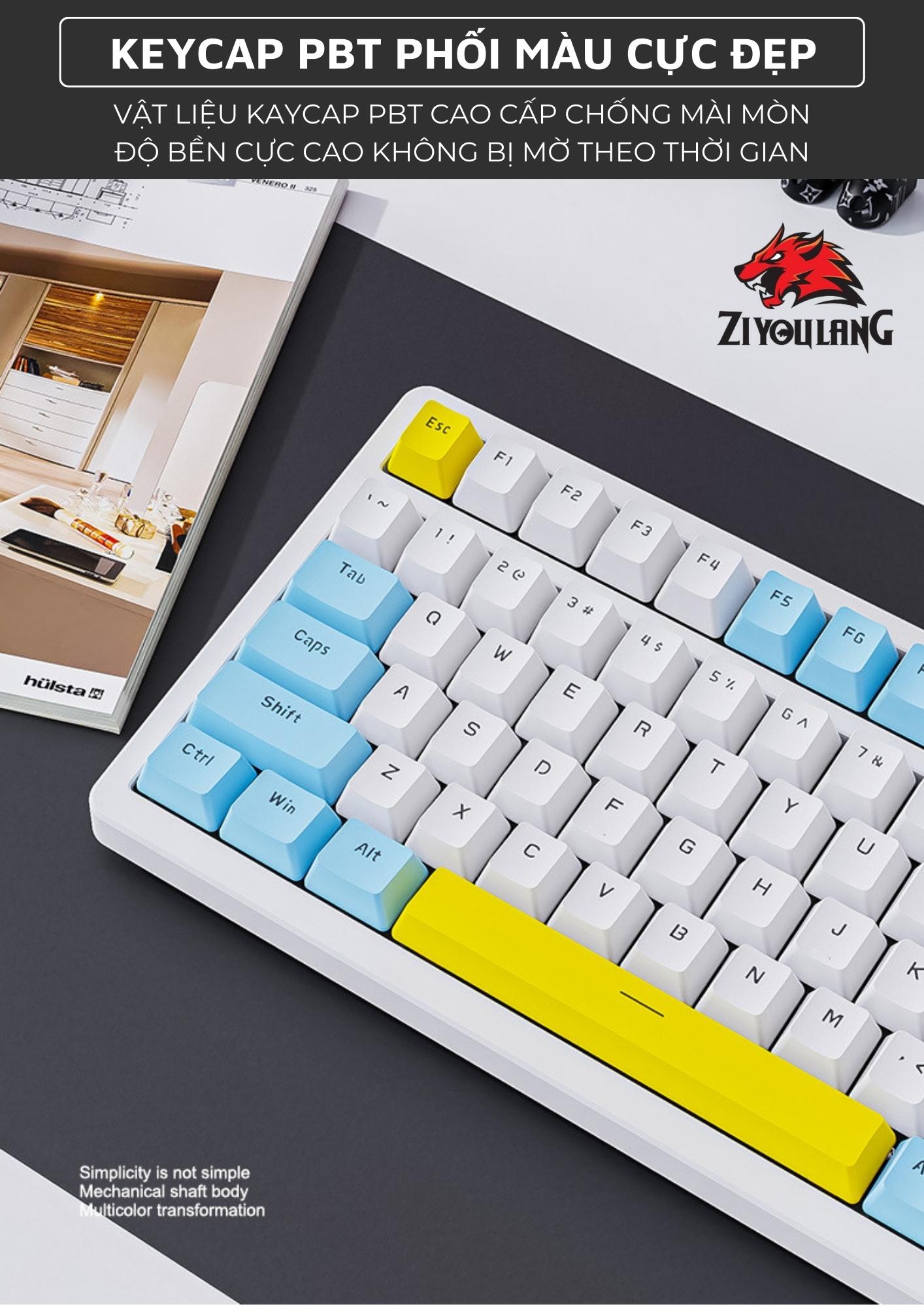 Ziyoulang K3 Max LED Mechanical Gaming Keyboard Red Switch Mechanical ...