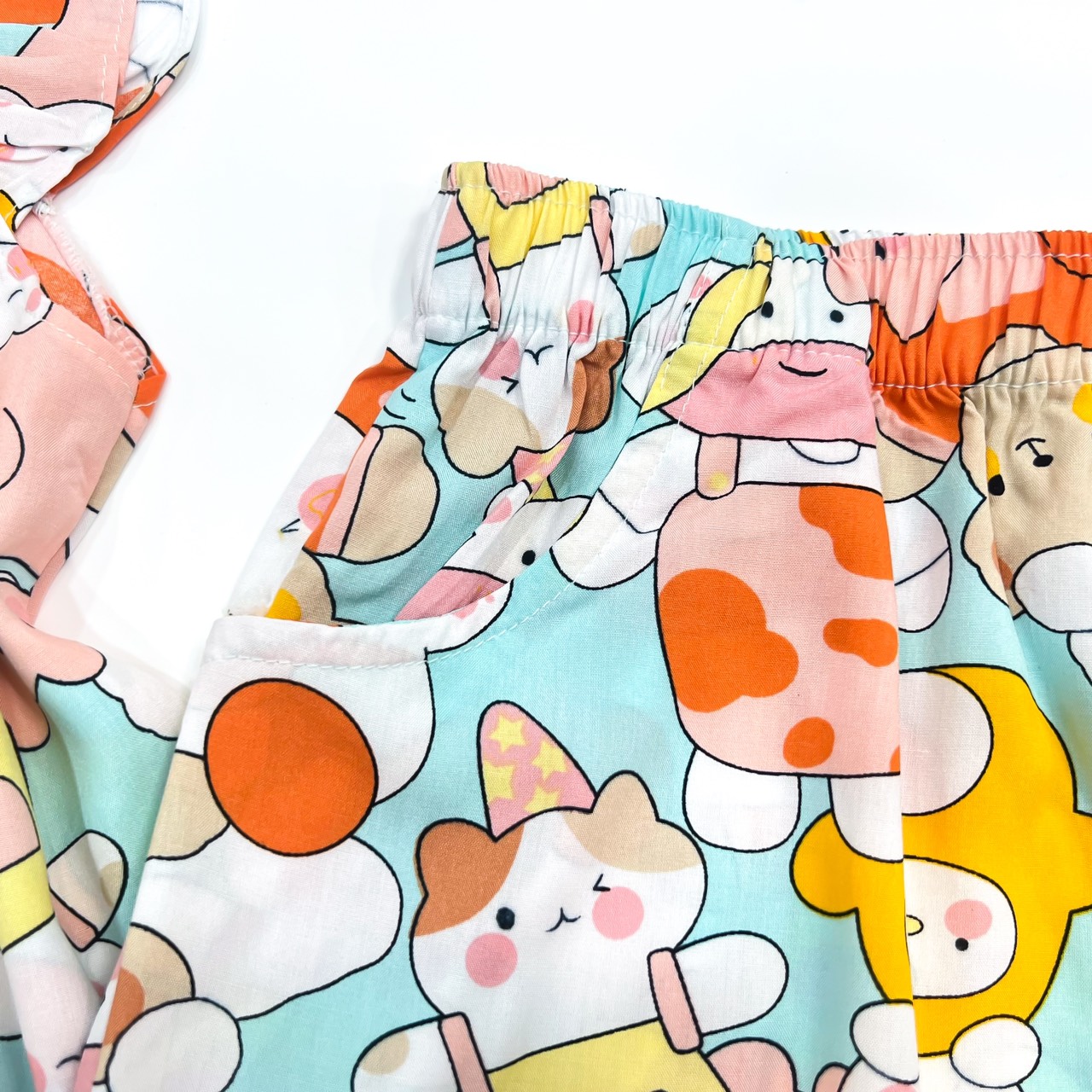 Women's Linen Set, Canh Tien Thigh Tole Set VNXK 45-75kg, soft and cool ...