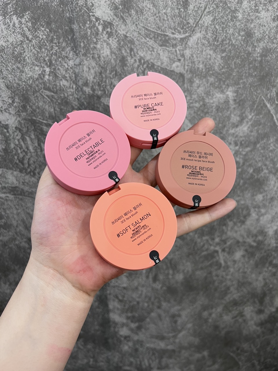 3ce blush (all color codes) | Shopee Malaysia