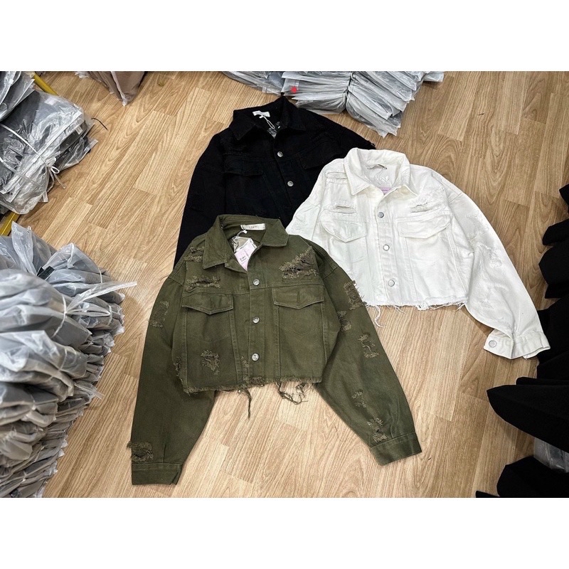Jacket basic plain khaki box bag in all colors (1st class product) hot ...