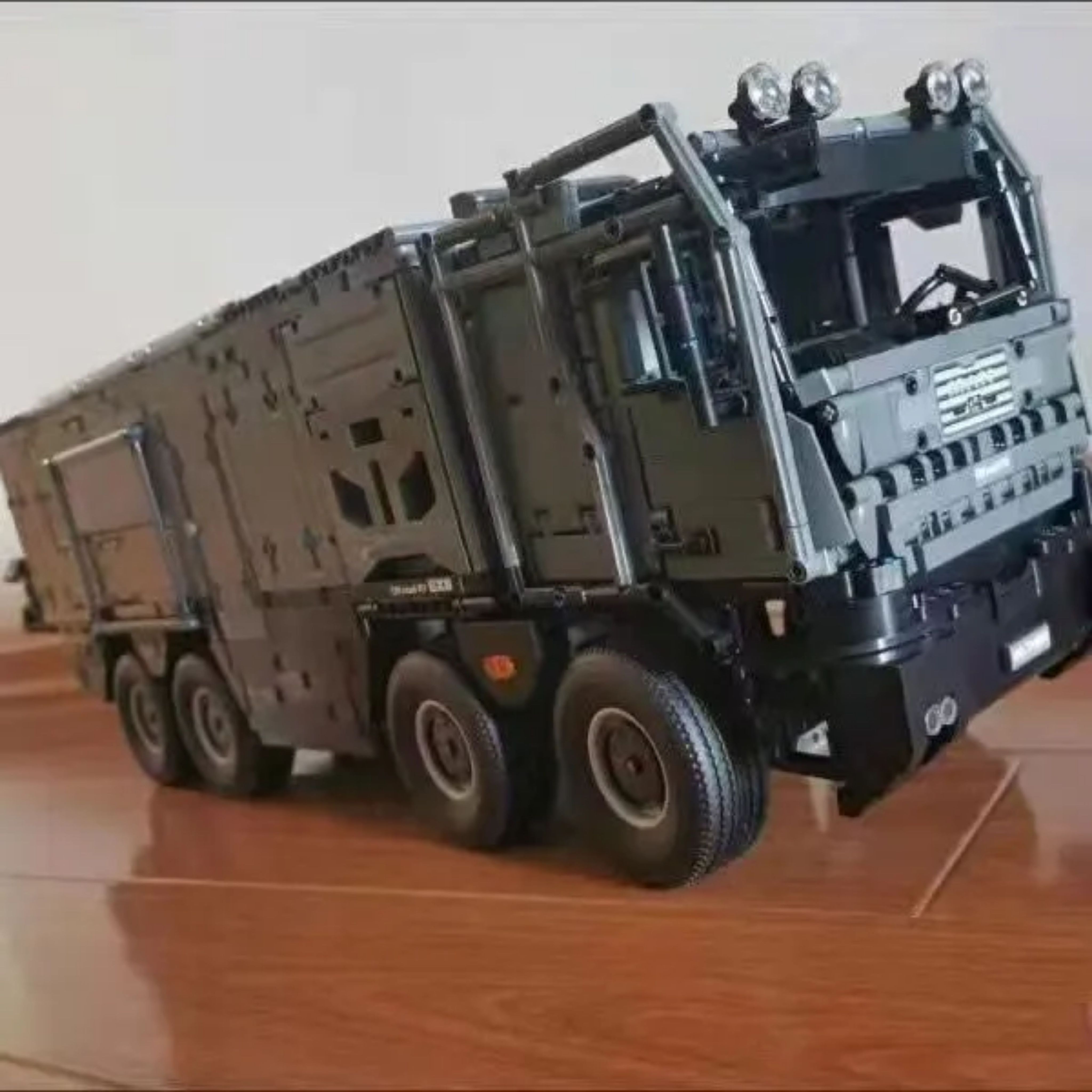 (With Engine) technic Moblie Home MAN RV Off Road 8x8 supercar assembly ...