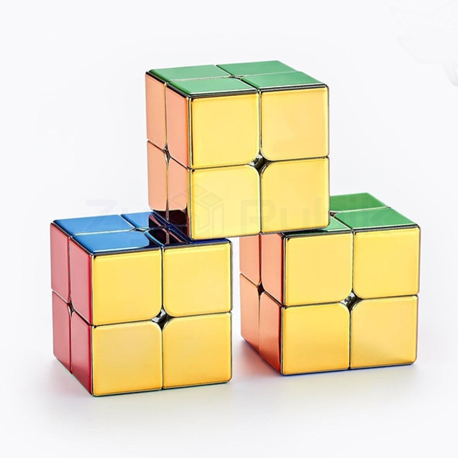 Rubik 2x2x2 Cyclone Boys Metallic With Magnet - 2-Storey Rubic ...