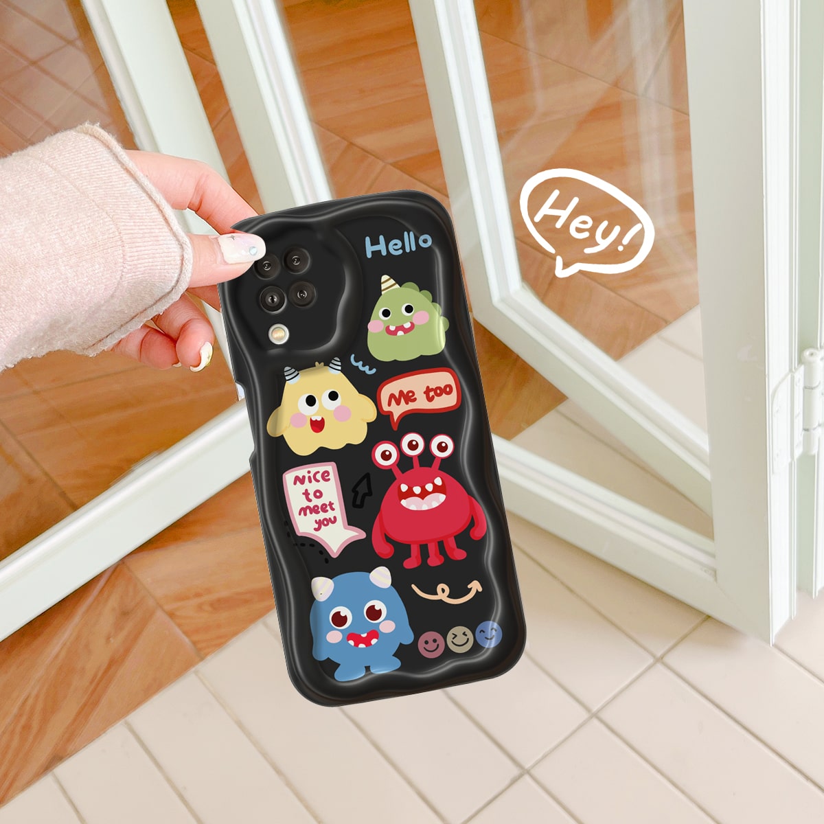 Samsung Oppo Monster Phone Case for A12 A50 A02 A03 A31 A13 A04 A51 A23 ...