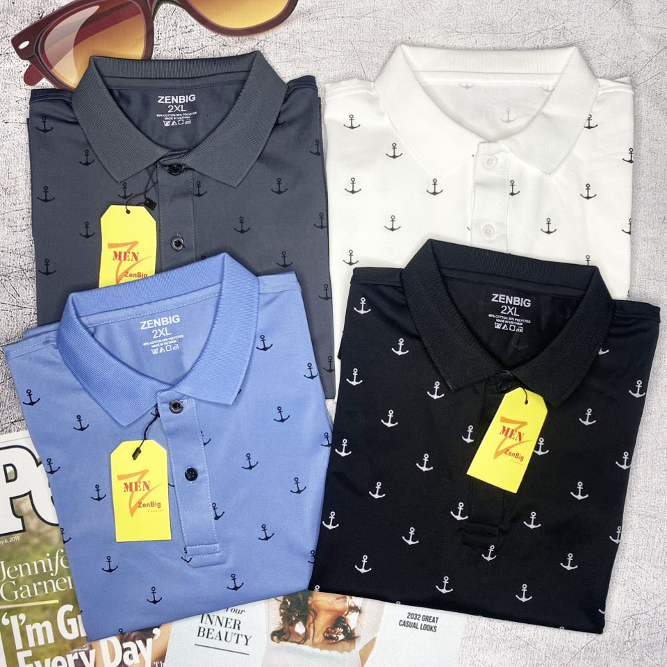 Big size men's polo shirt, Zenbig men's big size t-shirt for fat people ...