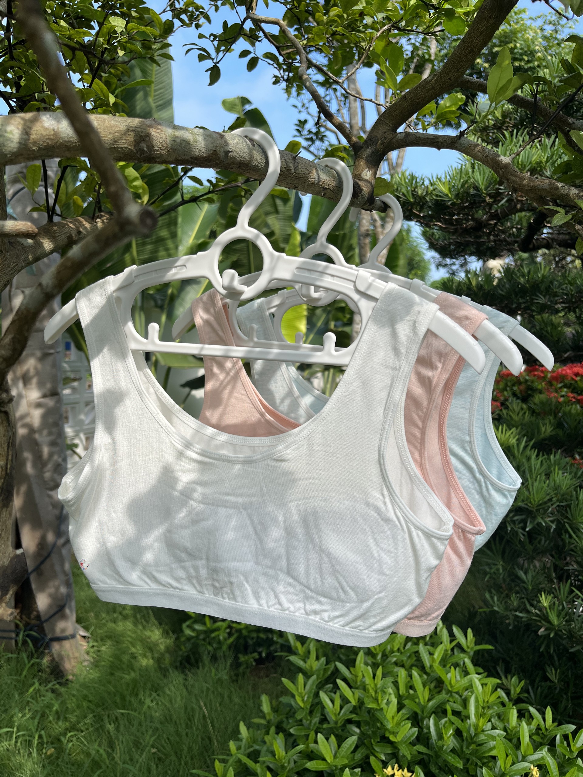 Gee Bamboo Fiber Ao Dai for Girls, Bras for Primary and Secondary ...