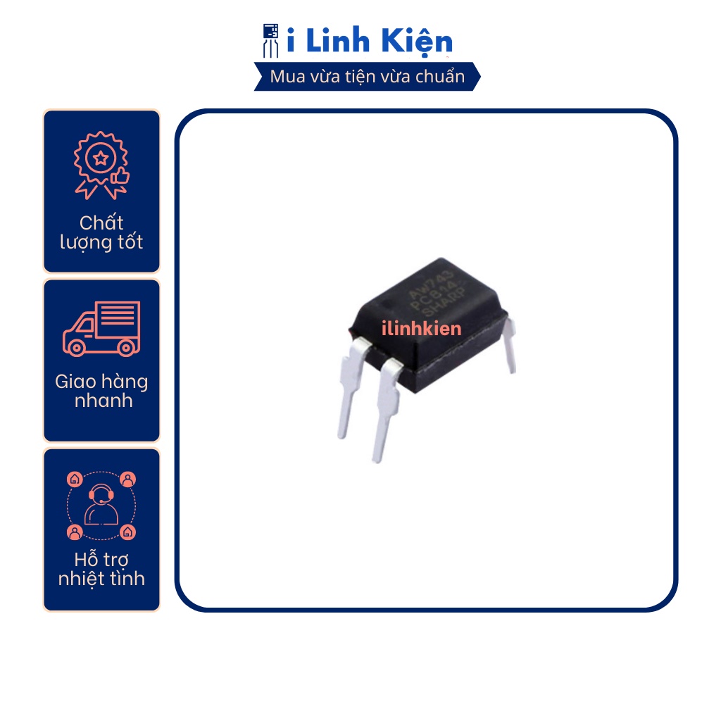 Genuine Sharp PC814 DIP-4/SOP-4 optical Ic | Shopee Malaysia