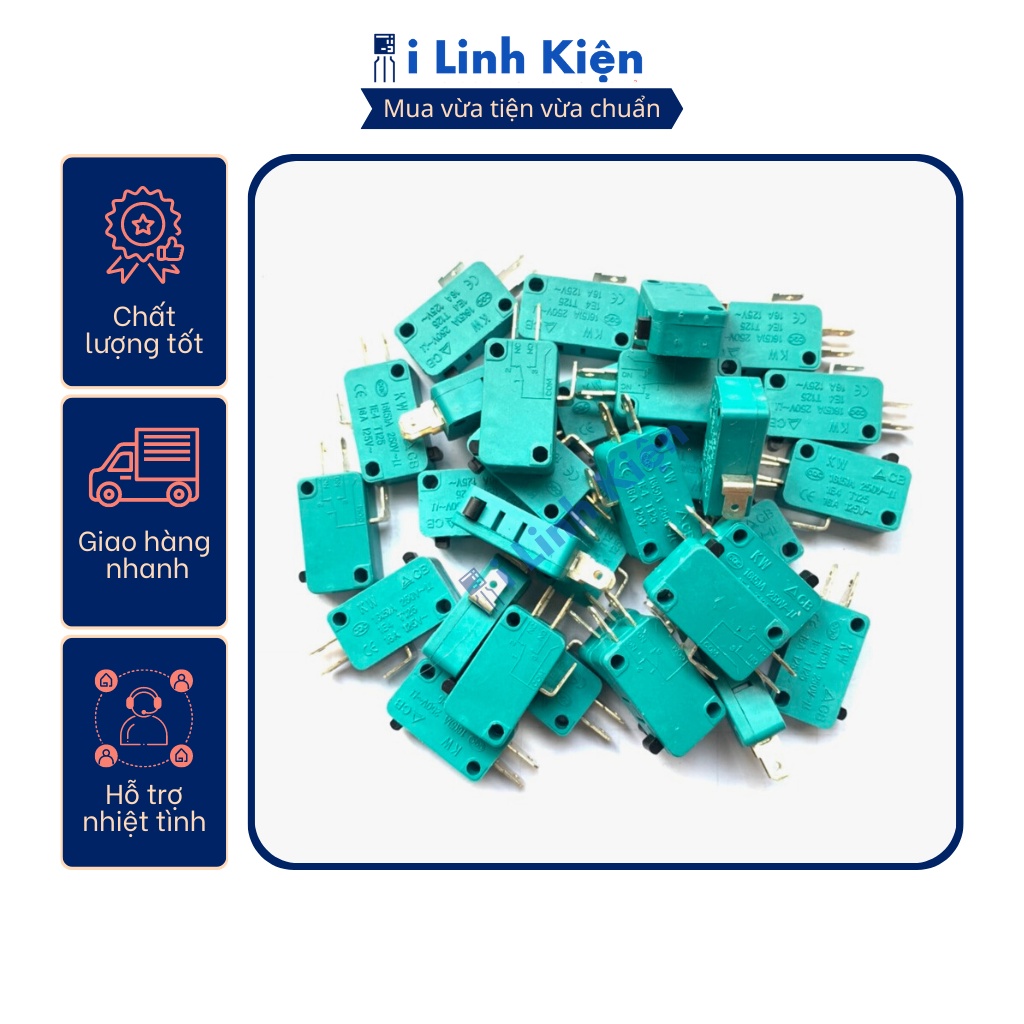 Combo of 10 limit switches, microwave door switches, blue 16A 250V rice ...
