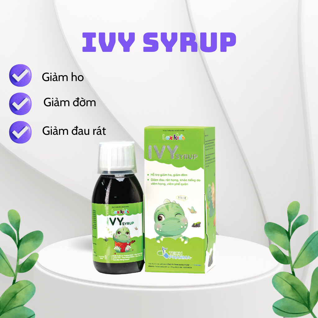 (Sold Out September 2025) Ivy Syrup cough Syrup helps relieve cough, eliminate phlegm, relieve ...