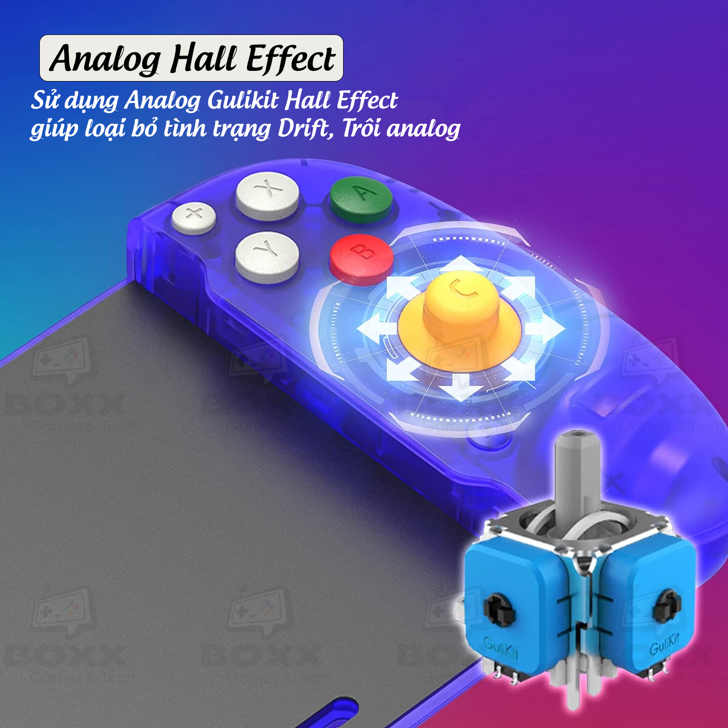 Retroflag Controller for Nintendo Switch Oled with Analog Hall Effect ...