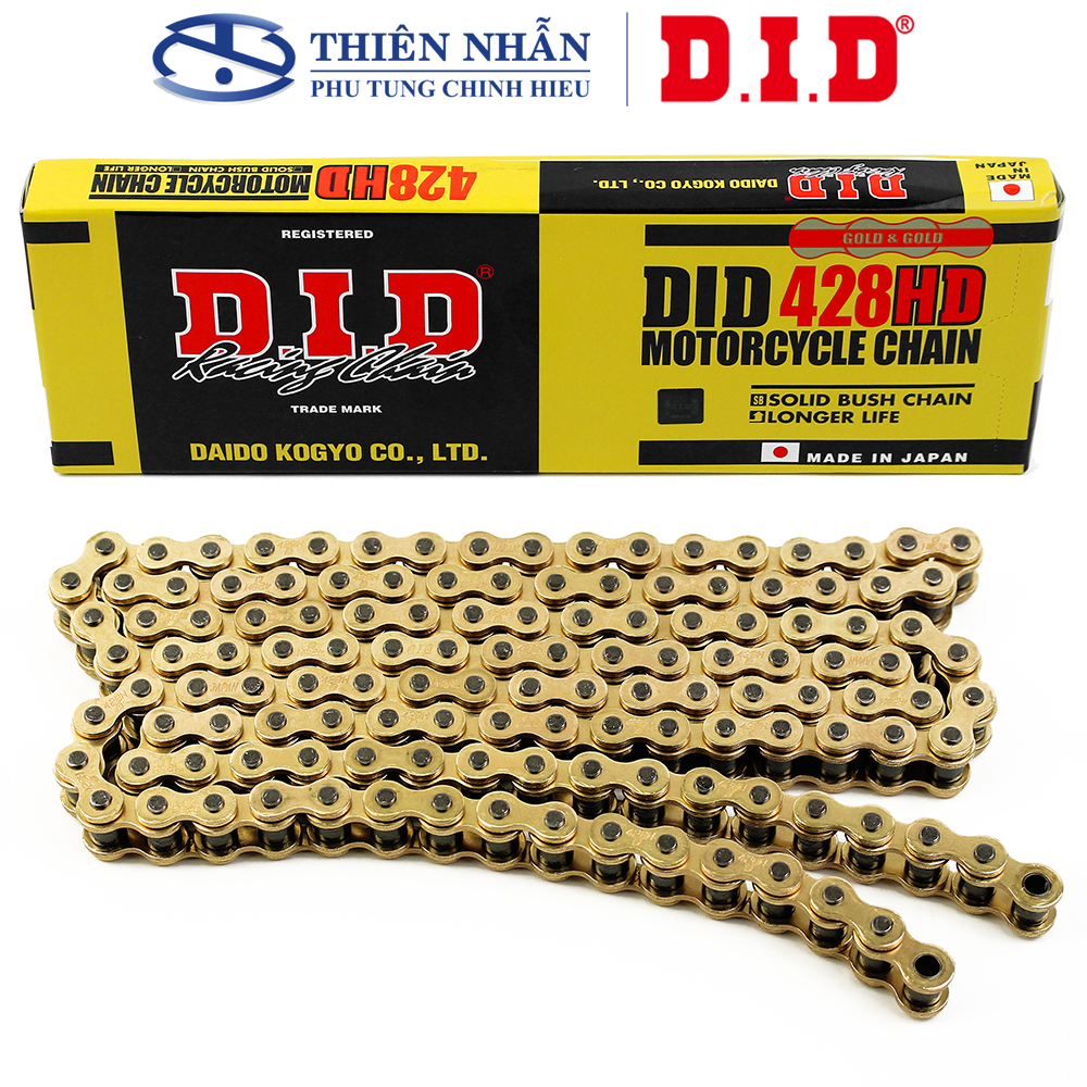 Did 428HD-124RB Gold chain for Winner, Exciter, Raider, Satria, Sonic ...