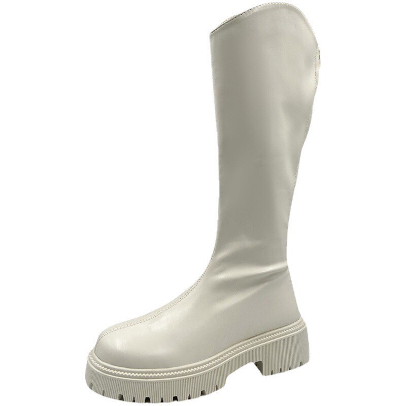 Women's high-neck boots, beautiful soft leather, fur lining, NEW MODEL ...