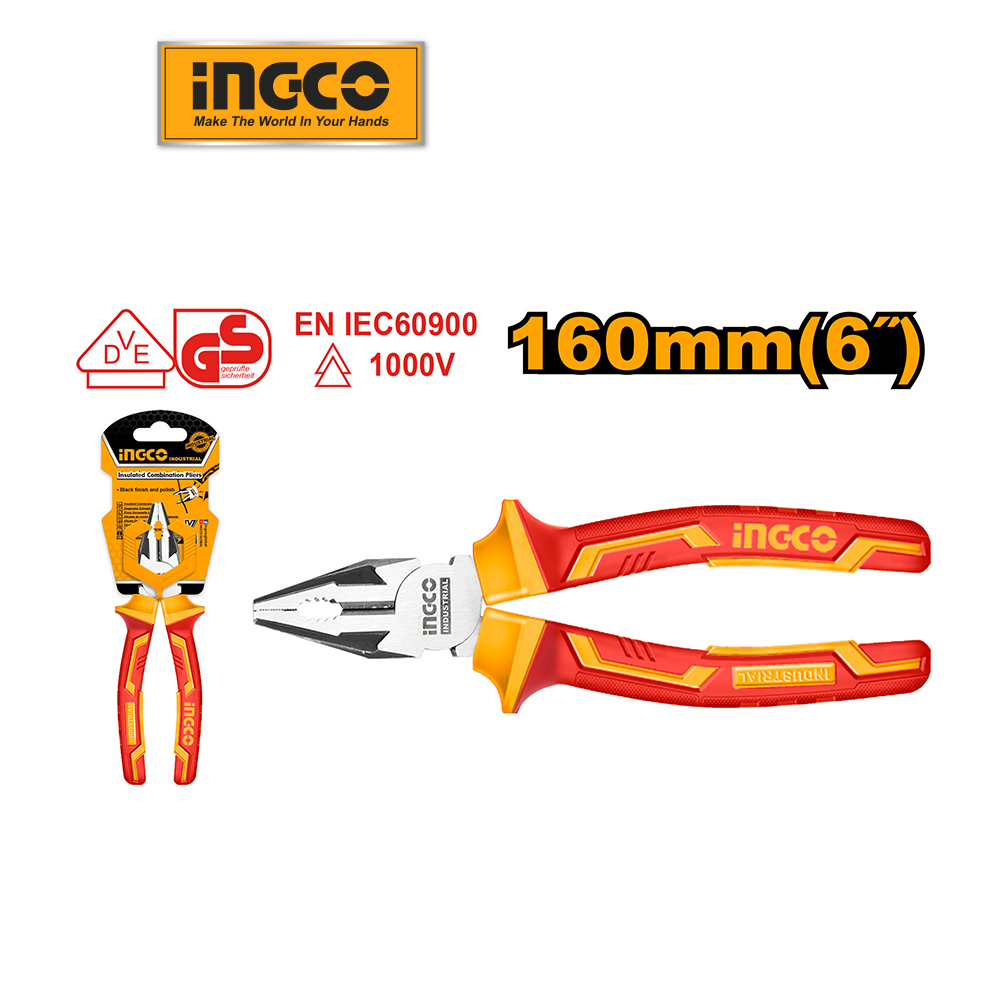 INGCO Insulated Pliers HICP28168 Insulated Tooth Pliers /HILNP28208 ...