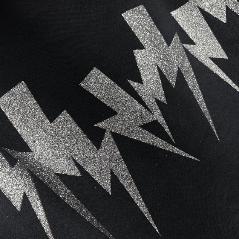 Neil Barrett men's and women's hoodie with cotton felt printed with ...