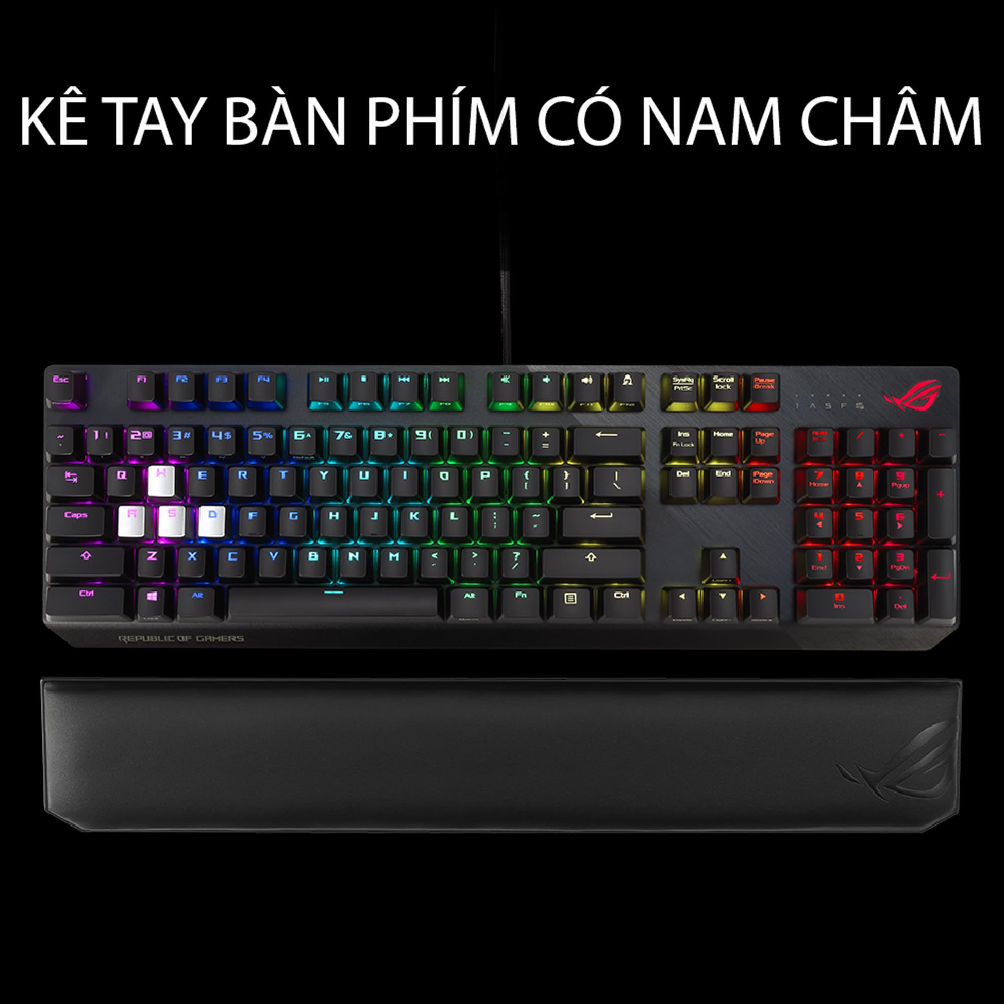 Asus ROG STix SCOPE Deluxe gaming mechanical keyboard, RED Exclusive ...