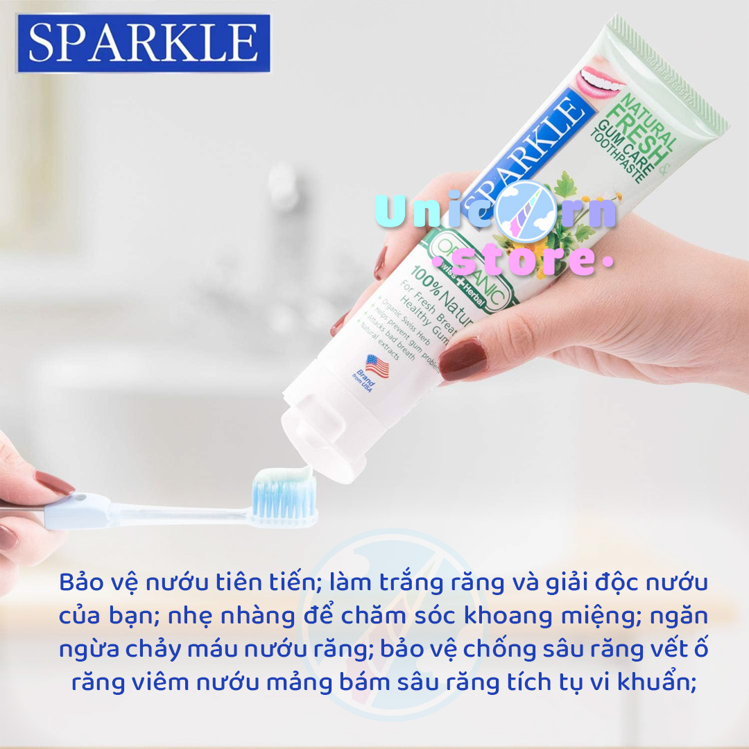 Sparkle Natural Fresh Gum Care Toothpaste 100g | Shopee Malaysia