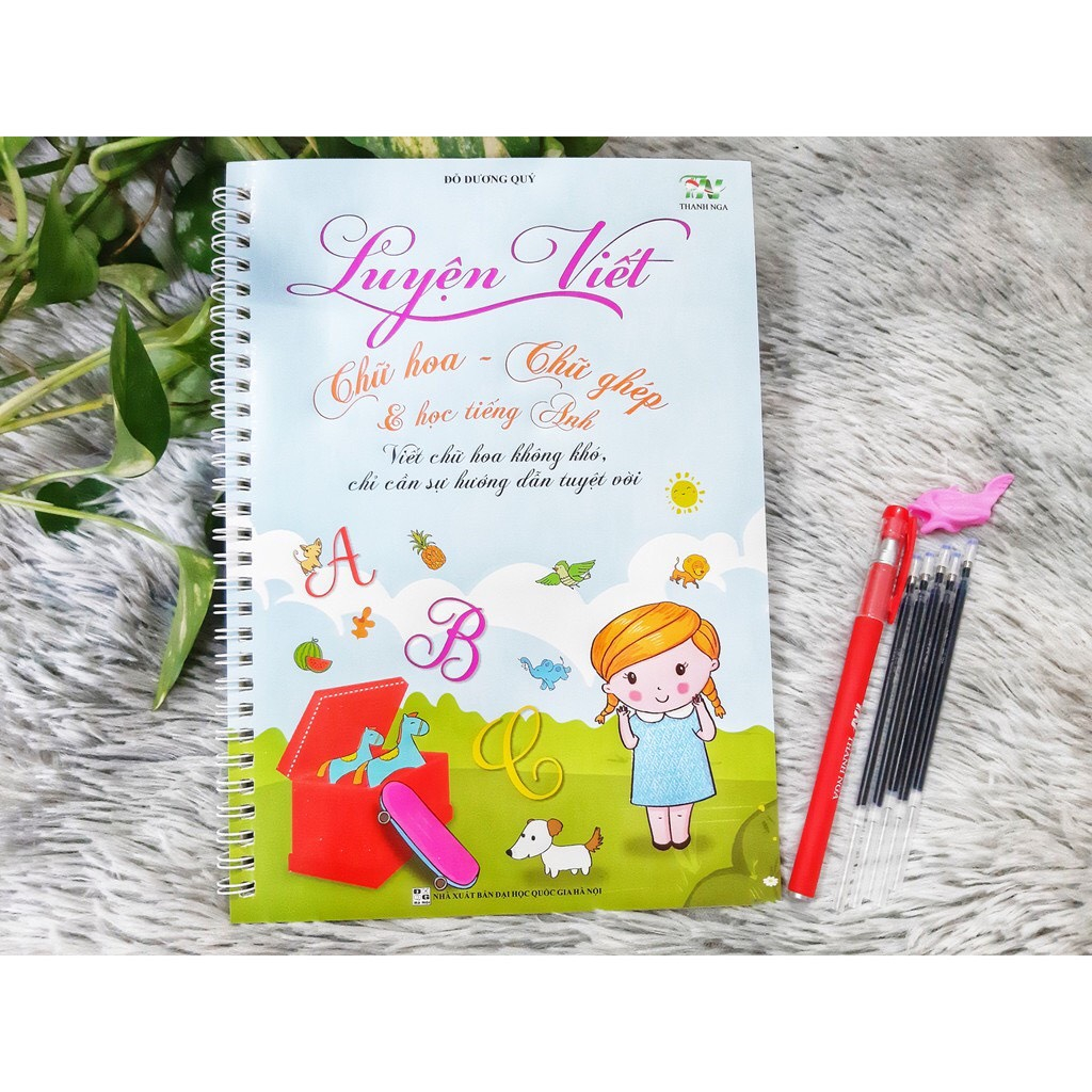 Notebook for Writing Capital Letters, Compound Letters and Learning ...