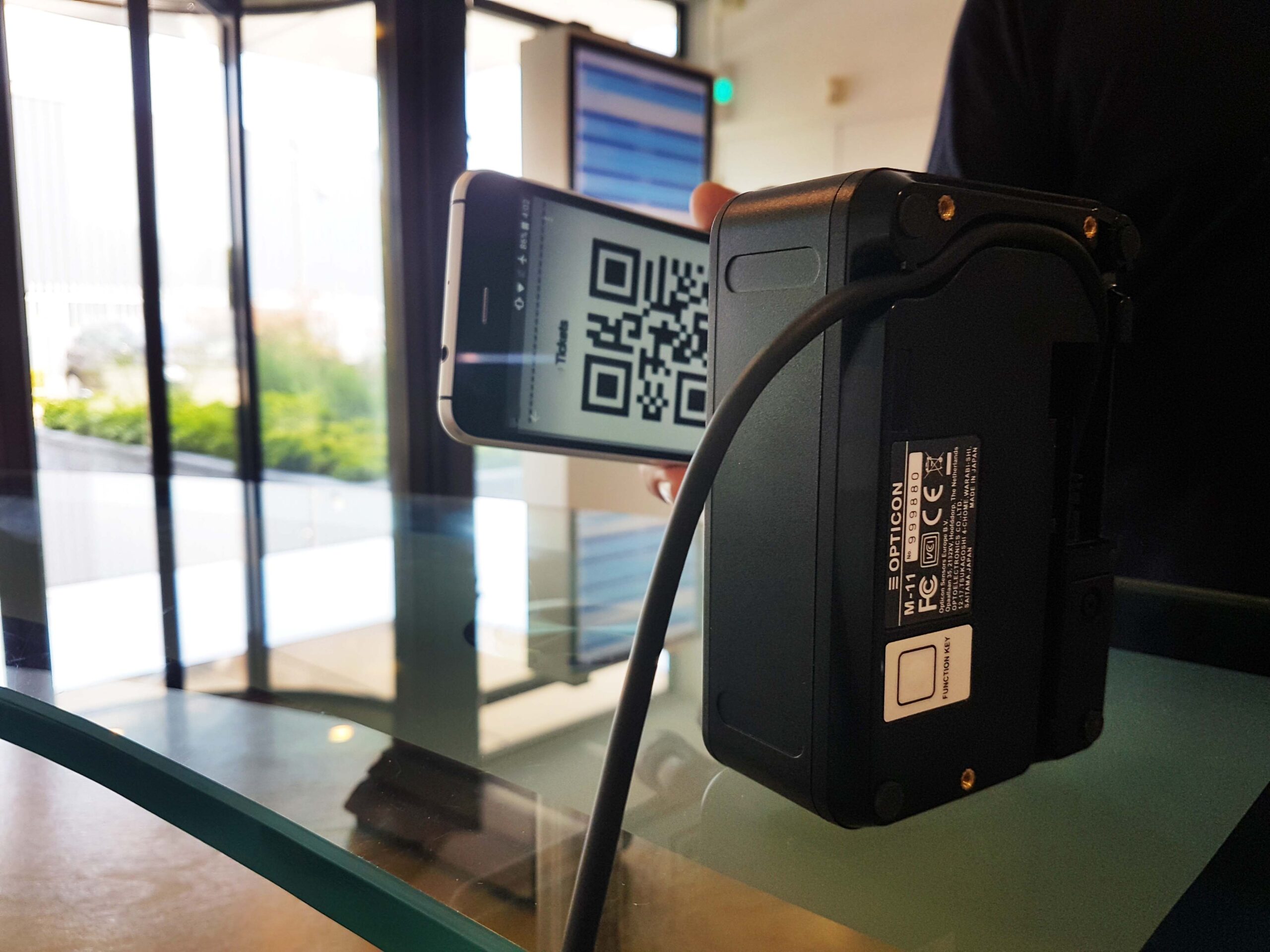 Qr code barcode scanner - CCCD scanner - Opticon M11 scanner | Shopee ...