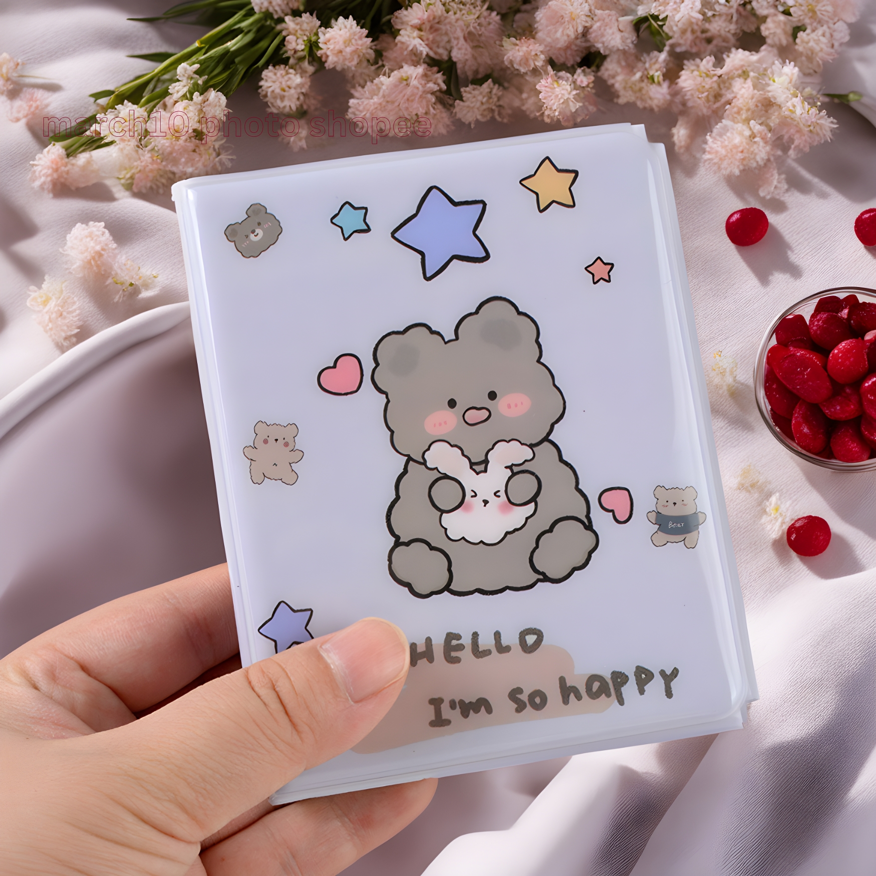 3 inch mini photo album - Small album containing 36 photos - Cute Bear ...