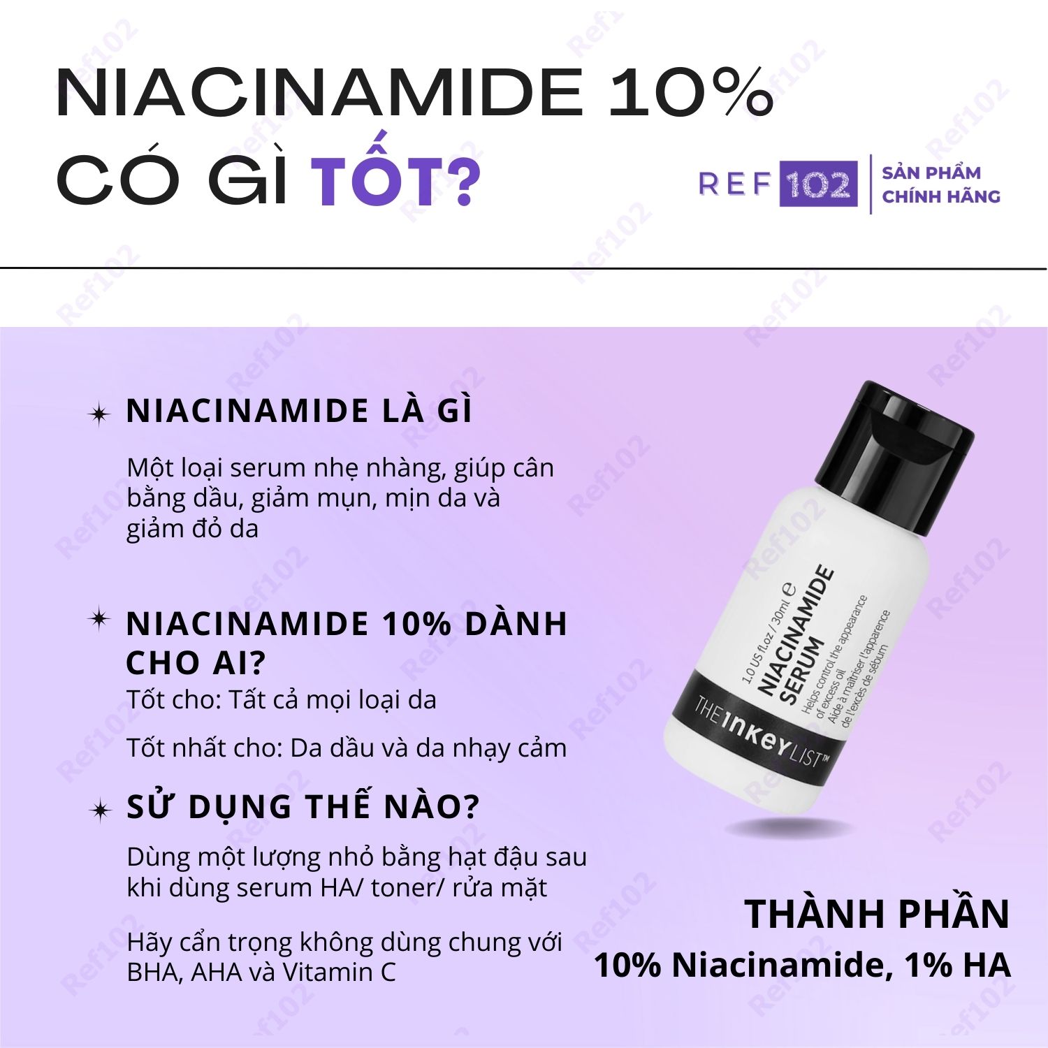 The Inkey List Niacinamide SuperSolutions Ref102 acne-reducing Serum to ...
