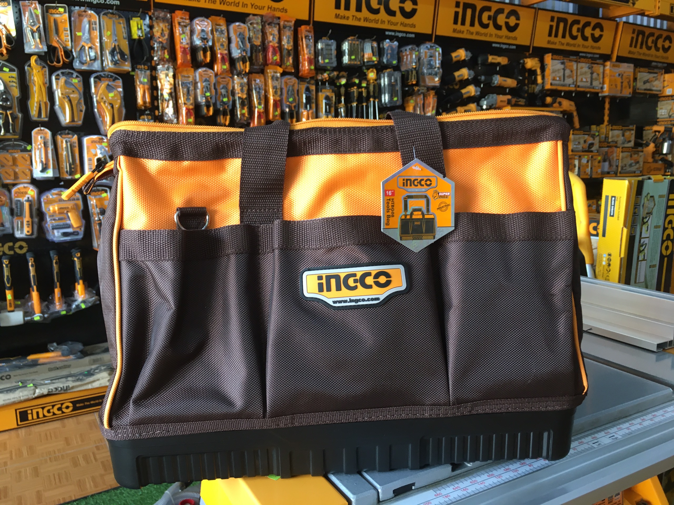 Ingco HTBG08 tool basket 16 inches (40,64cm) size (L*W*H) 41x25x26 cm ...