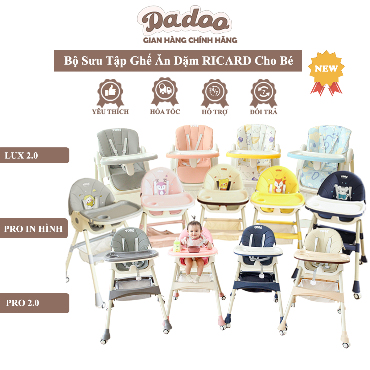 Tobe [High Chair Collection] RICARD PRO 2.0 RICARD LUX 2.0 Reclining ...