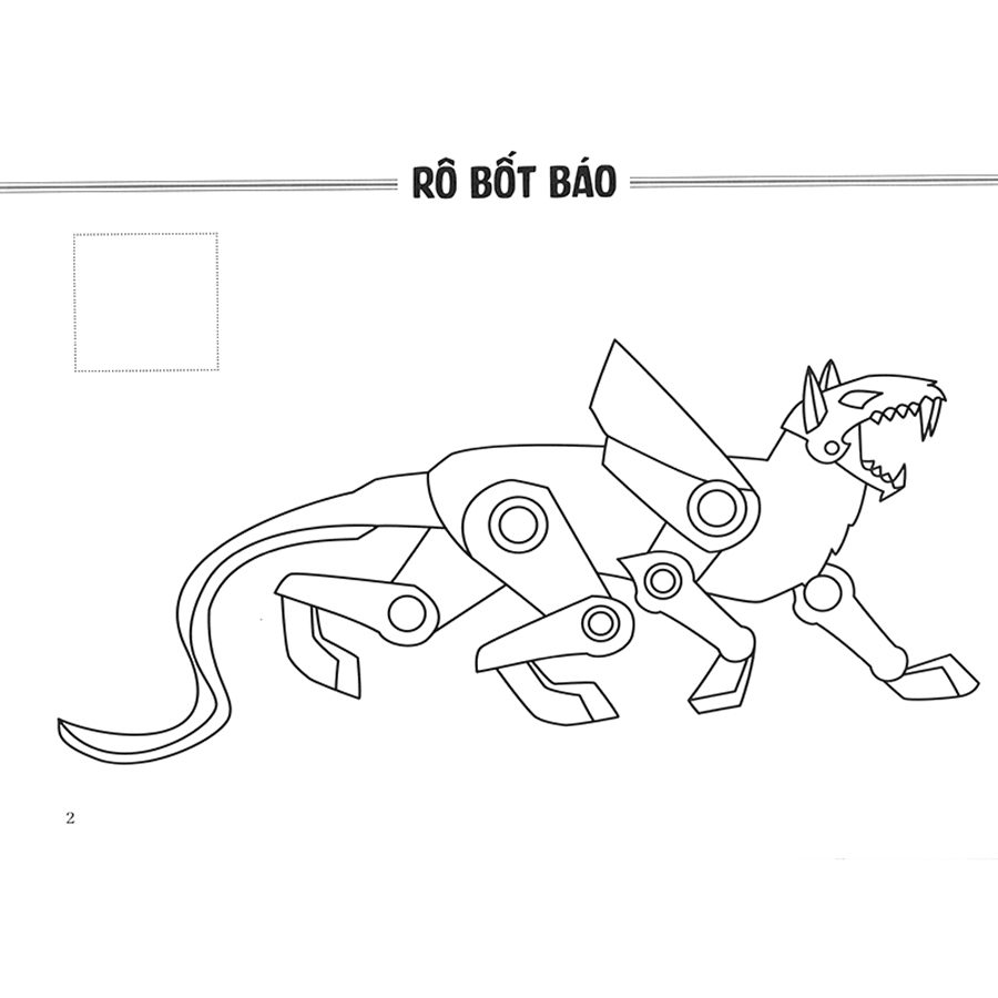 Book - Coloring Book - World of Robots and Beast Robots | Shopee Malaysia