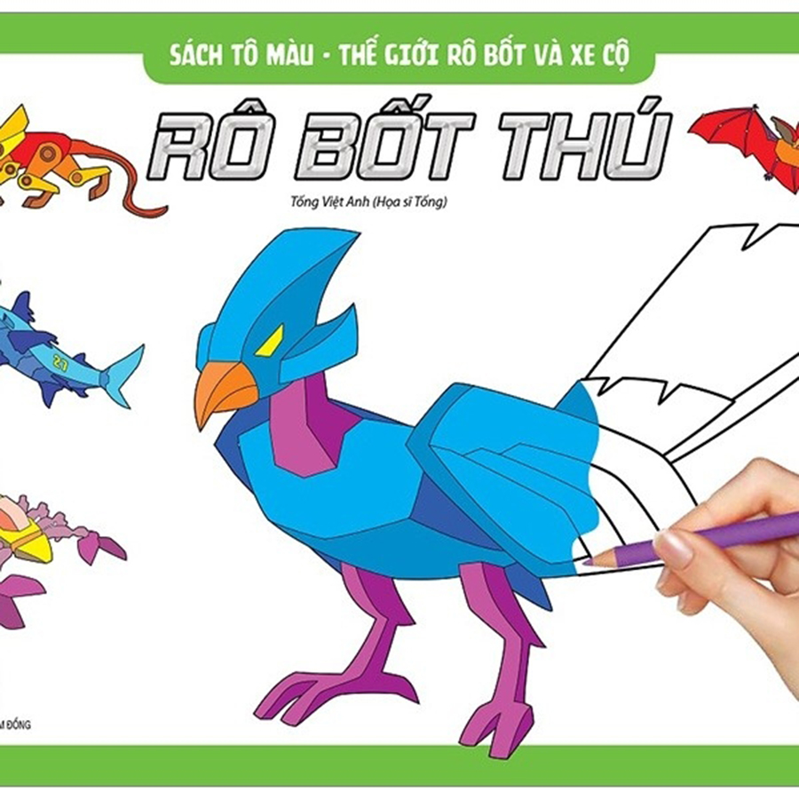Book - Coloring Book - World of Robots and Beast Robots | Shopee Malaysia