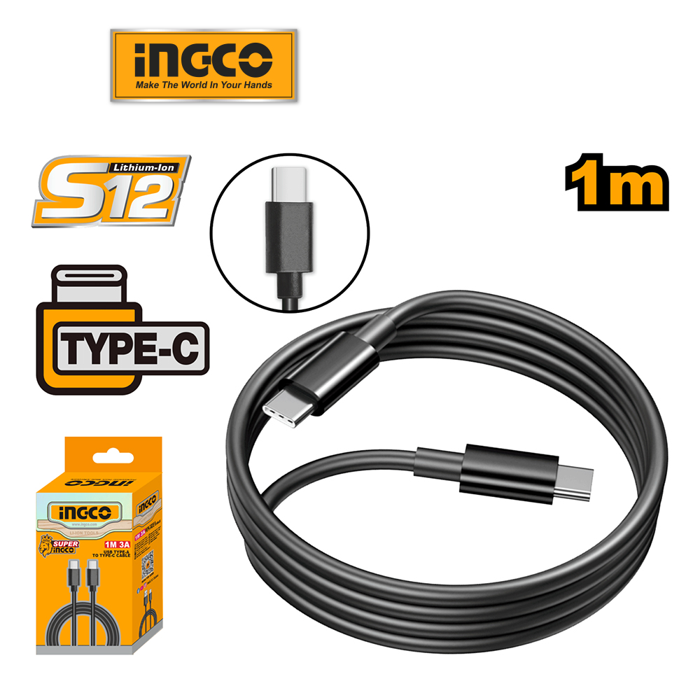 INGCO IUCC02 type C to type C charging cable (for typec charger ...