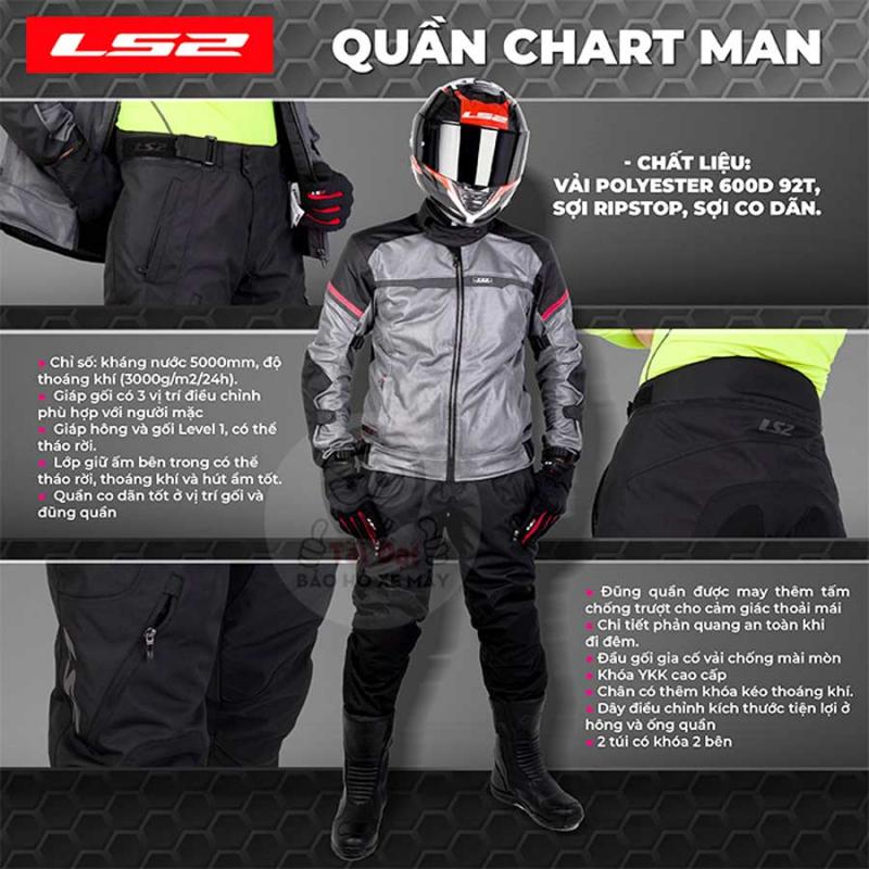 Chart Man LS2 Motorcycle Pants | Shopee Malaysia