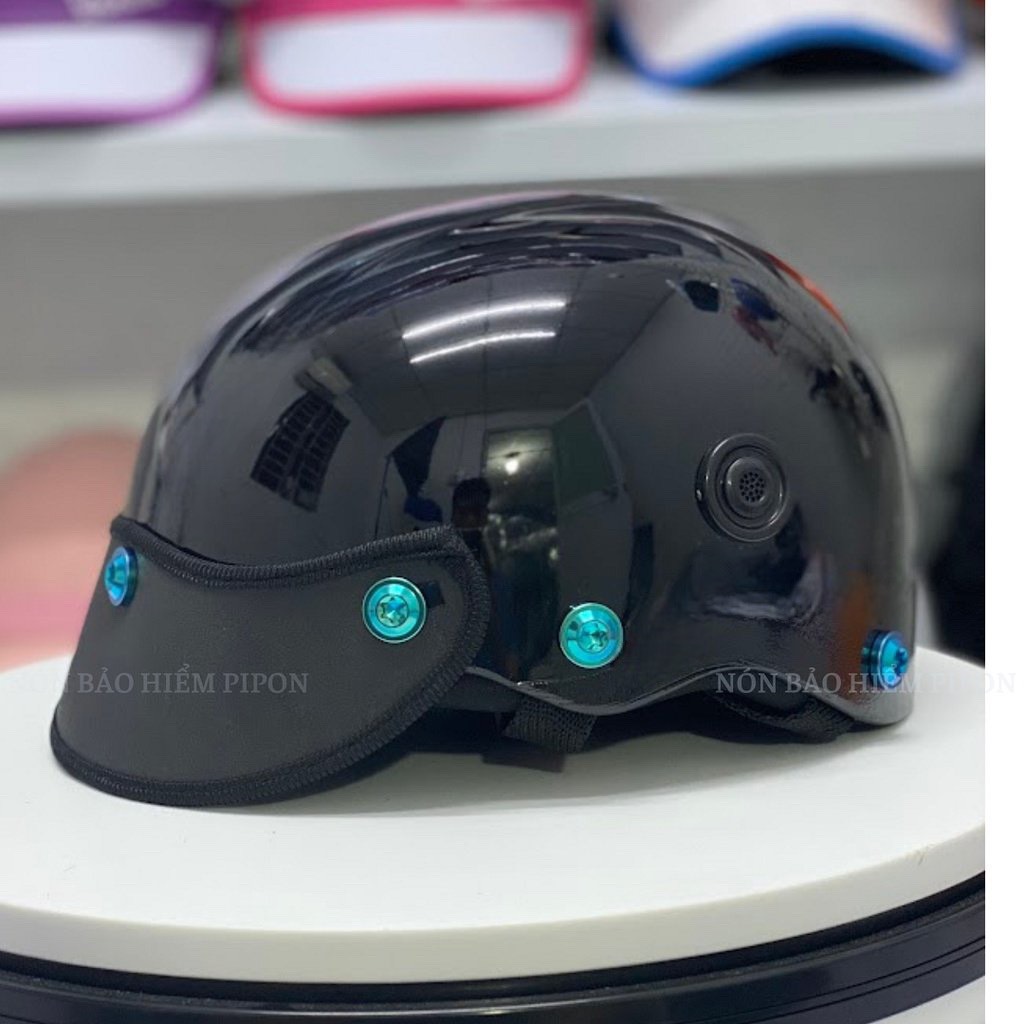 Half-head helmet with Titanium screws, Titanium screw helmet with nano ...