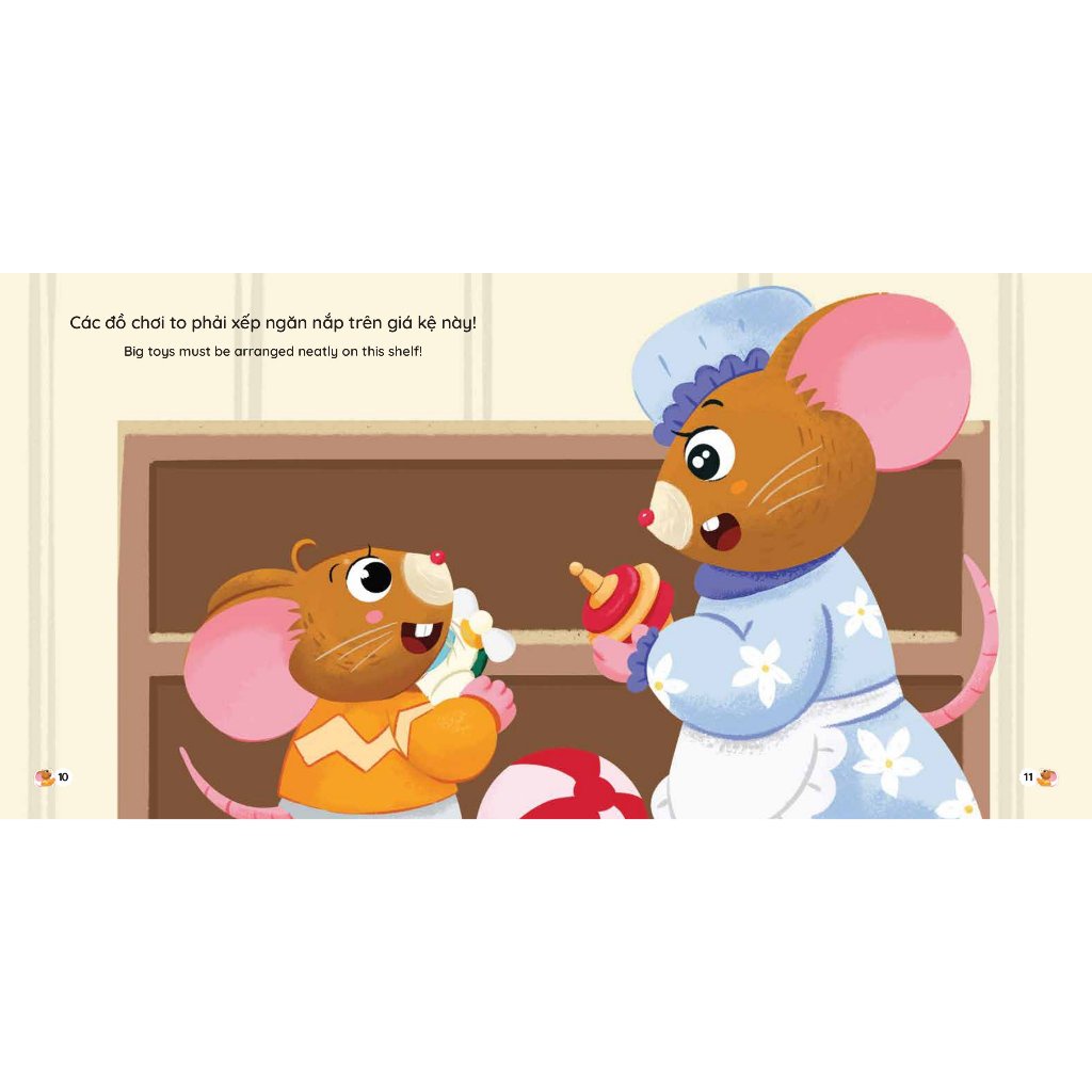 Book - Ehon Bilingual Vietnamese and English Set Little BenTo Mouse ...