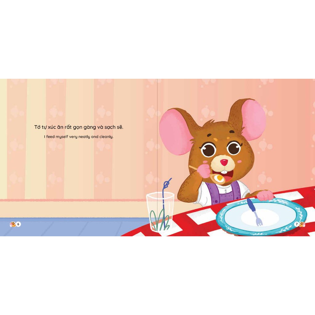 Book - Ehon Bilingual Vietnamese and English Set Little BenTo Mouse ...